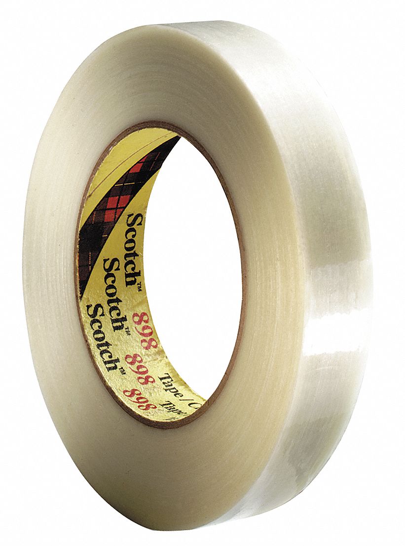 Scotch Filament Tape 898 Series Heavy Duty Tape Wxl 2 In X 180 Ft 15r518898 Grainger