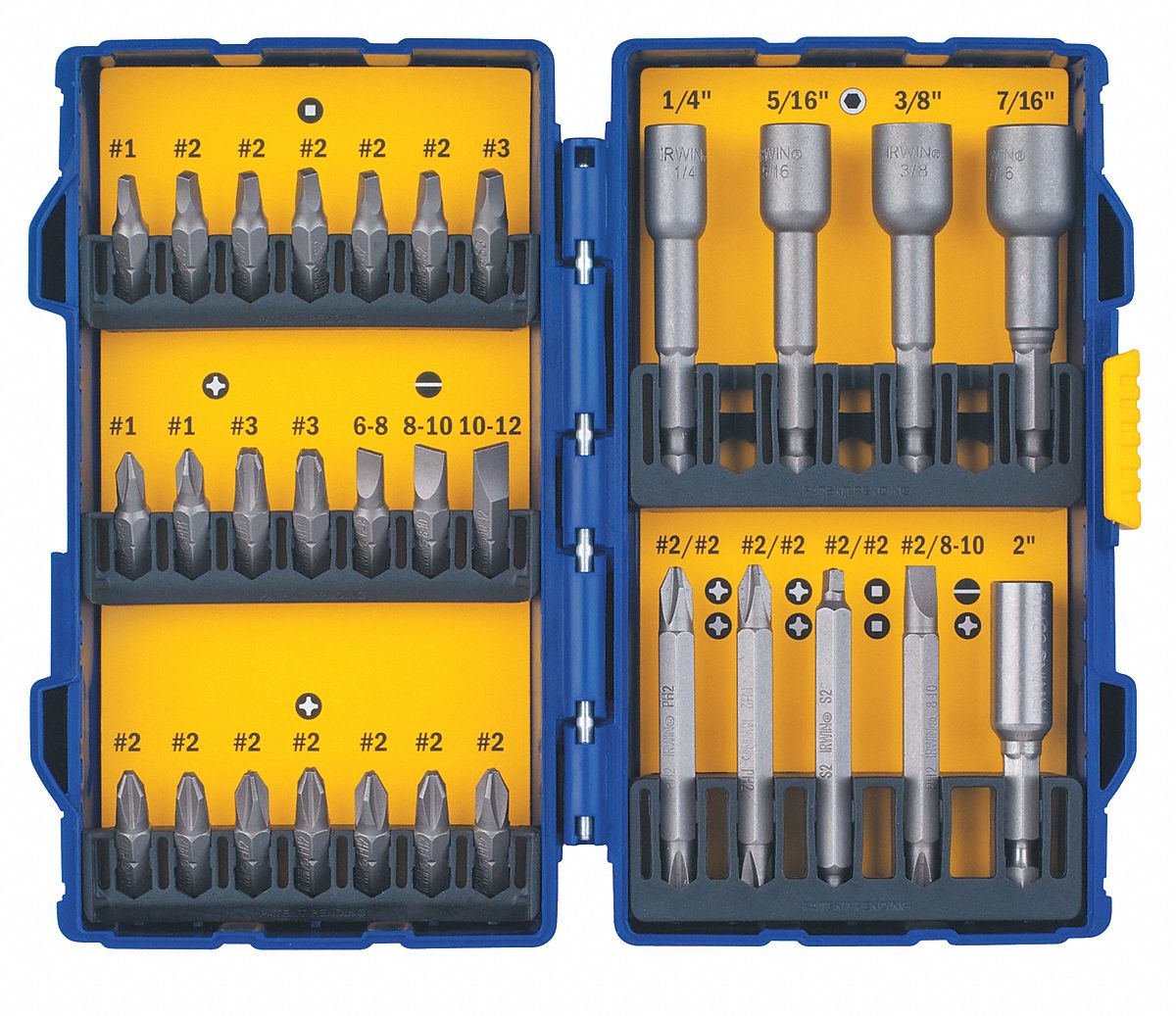 Irwin 30 Piece Screwdriver Bit Set 1 4 Hex Shank Size 21y413 357030