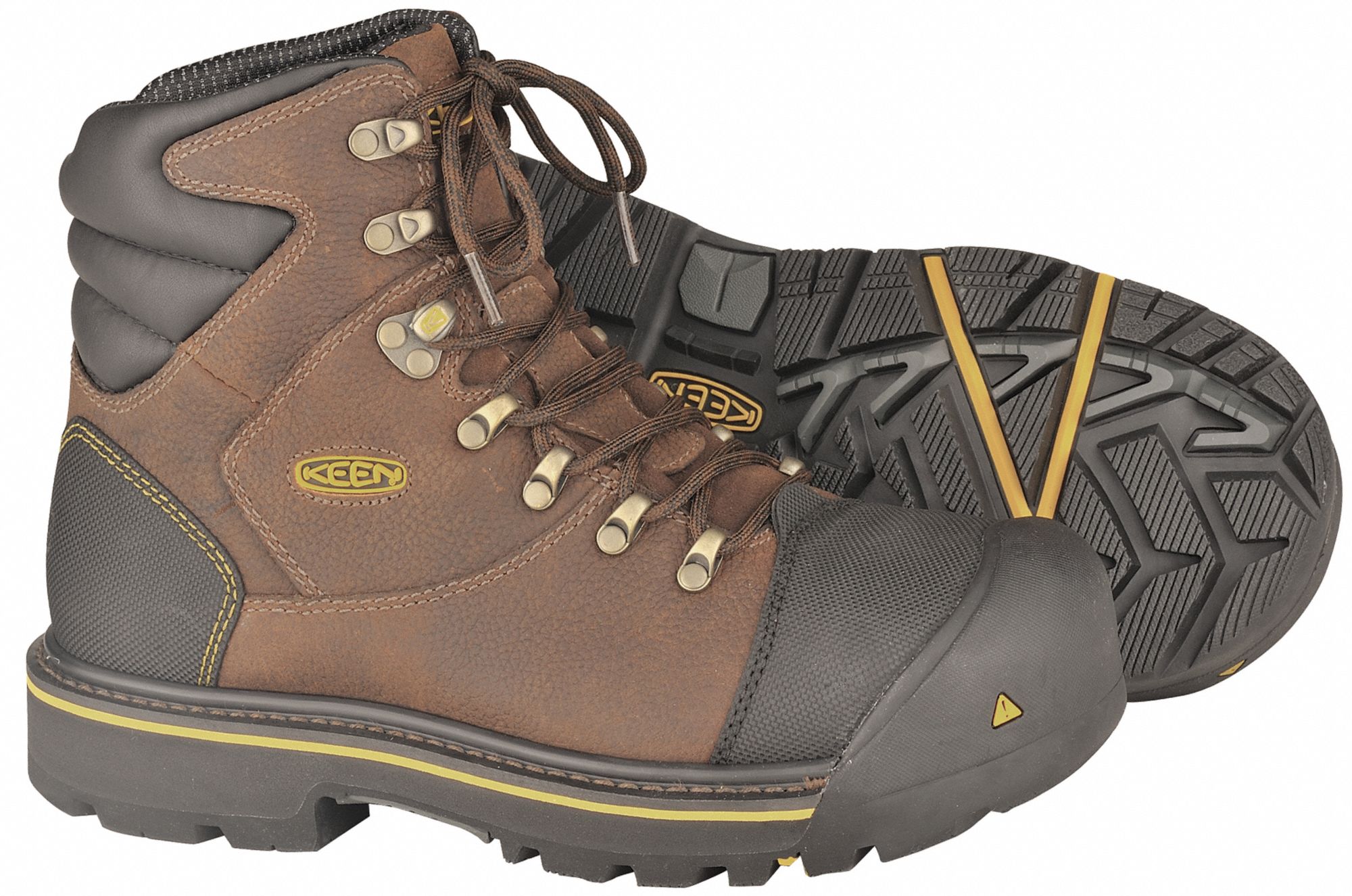 KEEN 6 Work Boot 12 D Men s Slate Black Steel Toe Type 1 PR