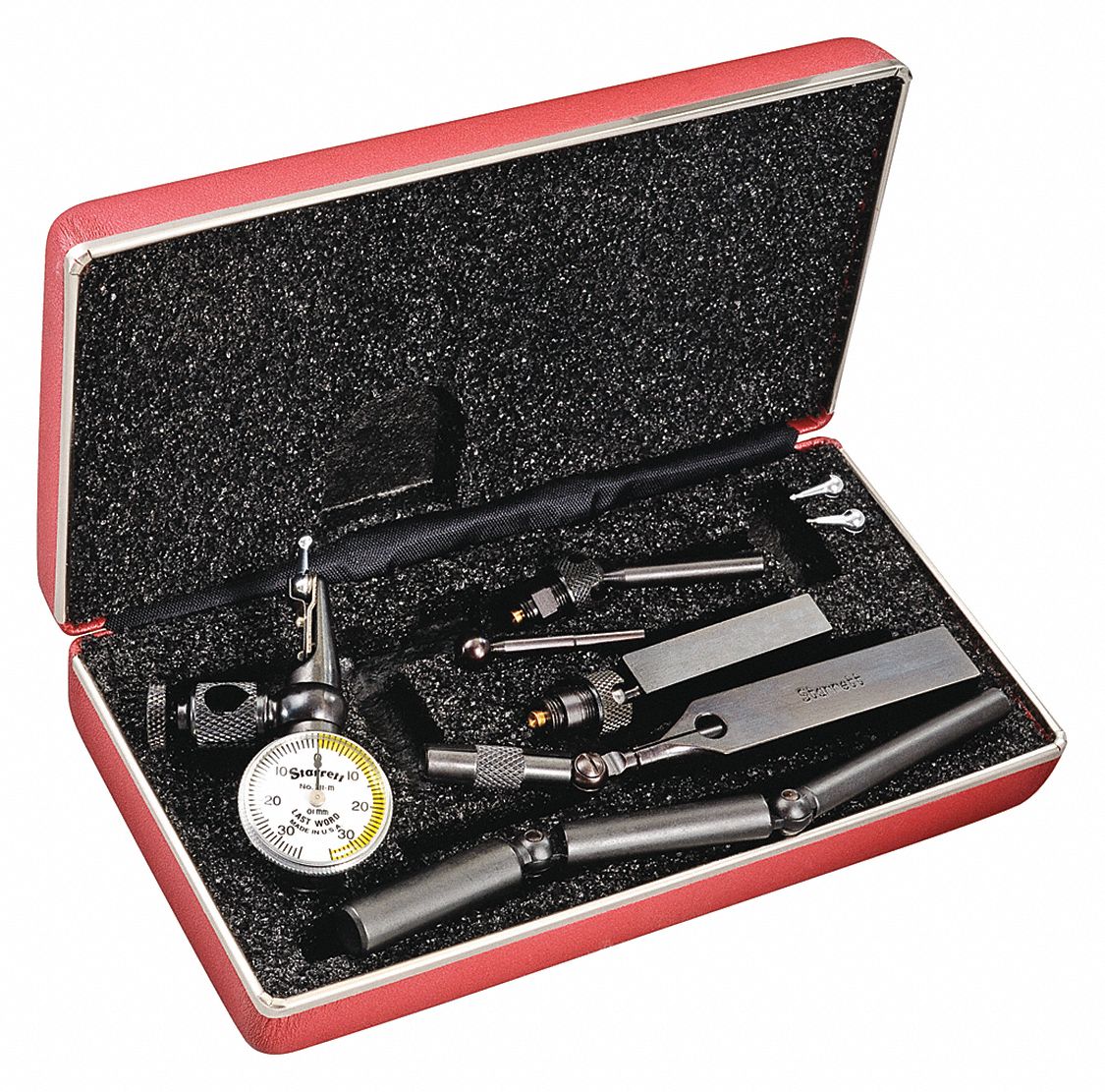 STARRETT Dial Test Indicator Set, Vertical Indicator Style, Yellow, 0 ... STARRETT Dial Test Indicator Set, Vertical Indicator Style, Yellow, 0 ...