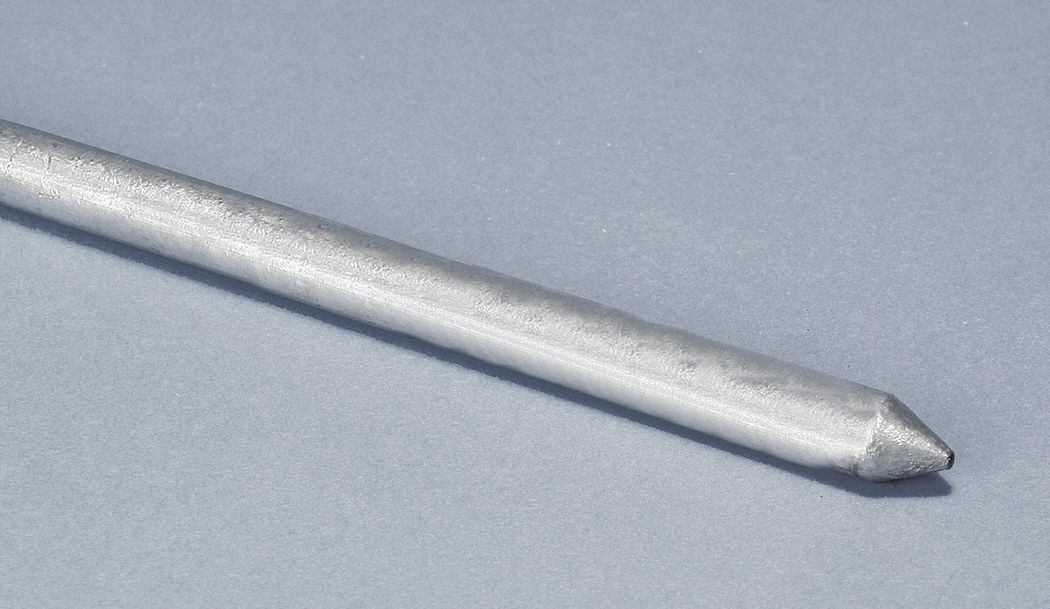 NVENT ERICO Pointed End Ground Rod 8 Ft Length 5 8 In Diameter