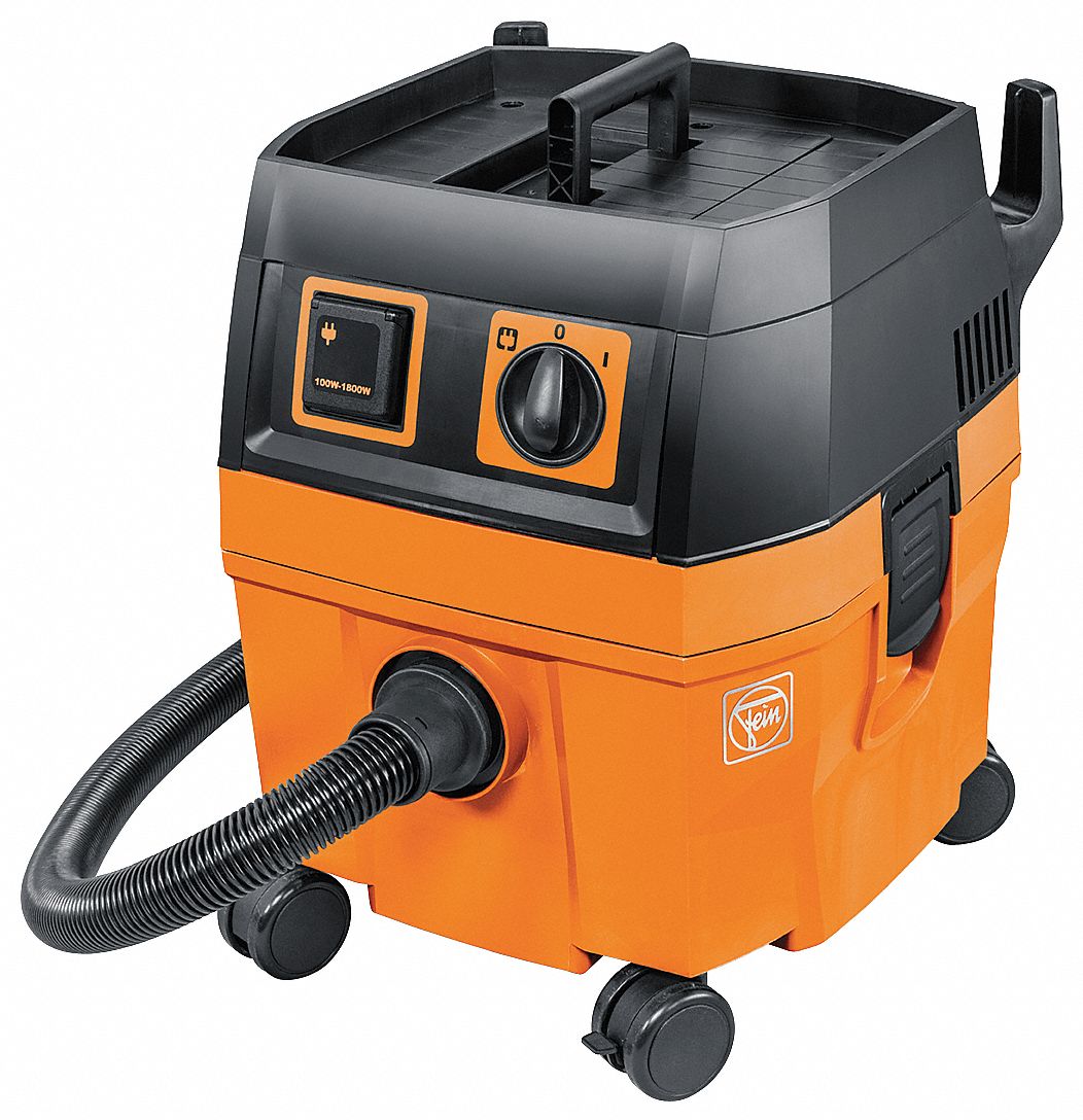 FEIN Wet Dry Vacuum 5 8 Gal Polypropylene Standard 1 3 8 Hose Dia