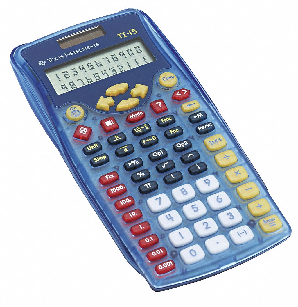 TEXAS INSTRUMENTS Explorer TM Calculator 8 Display Digits 6 3 4 In