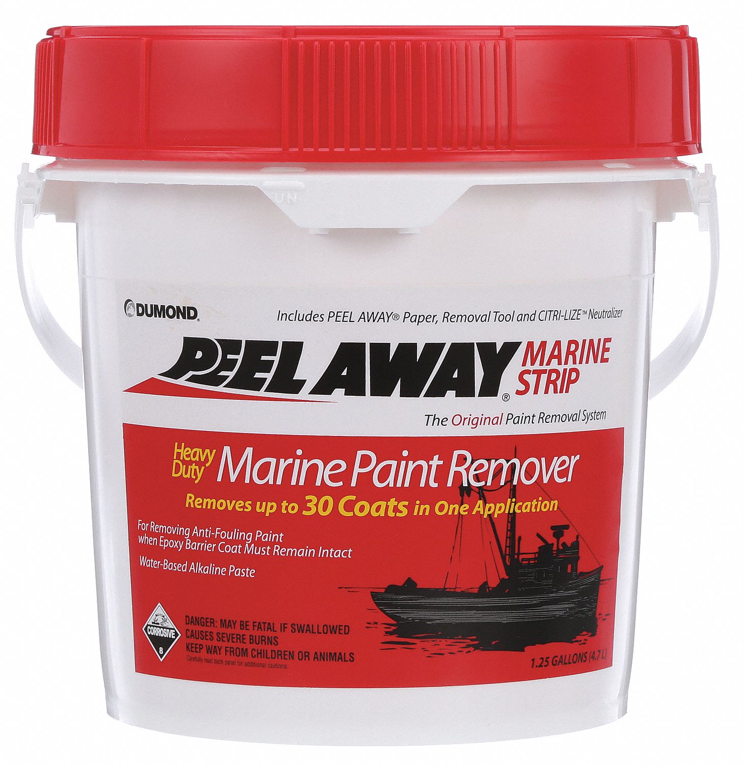 DUMOND Peel Away Marine Strip 1 Gal 39C322 M101 Grainger