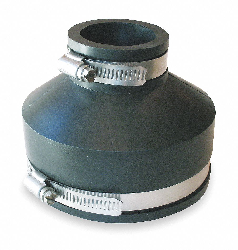 FERNCO Elastomeric Polyvinyl Chloride Flexible Coupling, For Pipe Size ... FERNCO Elastomeric Polyvinyl Chloride Flexible Coupling, For Pipe Size ...