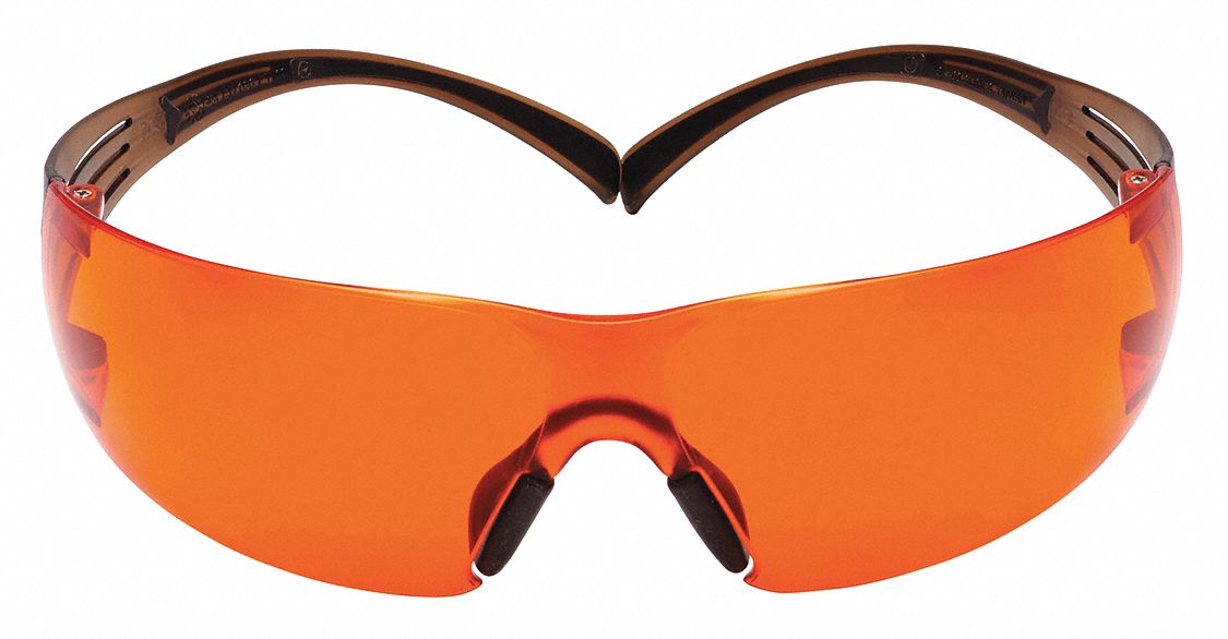 3m 400 Anti Fog Safety Glasses Orange Lens Color 475m671334252 Grainger