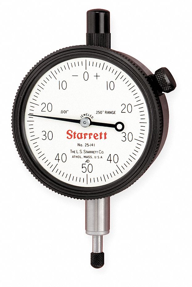 Starrett Balanced Reading Dial Indicator Agd 2 2 250 In Dial Size 0