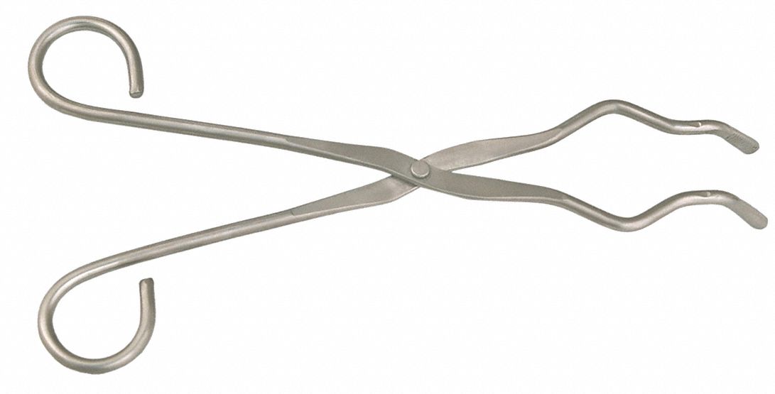 SCIENTIFIC LABWARES Tongs, Stainless Steel, 9 1/2 in Overall Length, 1 ... SCIENTIFIC LABWARES Tongs, Stainless Steel, 9 1/2 in Overall Length, 1 ...