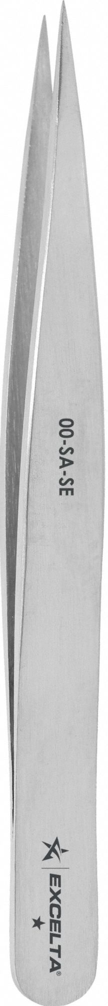 EXCELTA, Stainless Steel, Point, Tweezers - 822YM4|00-SA-SE - Grainger