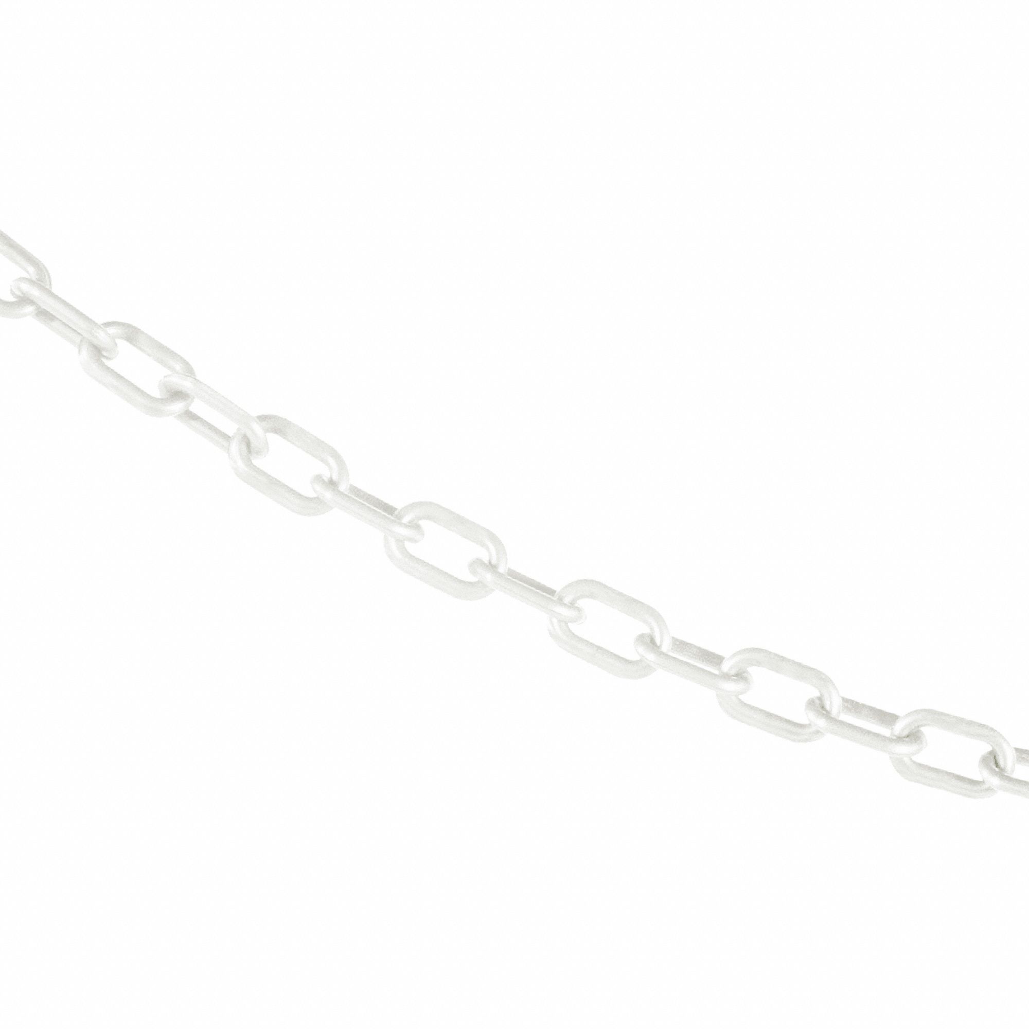 50 ft Lg, White, Plastic Chain - 8RMH0|00001-50 - Grainger
