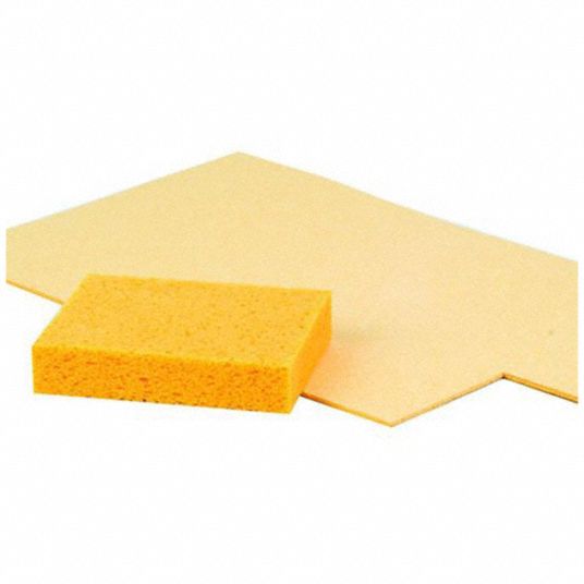 PLATO, 8 in W x 1 in D x 16 in H, Cut-to-Fit Tip Cleaning Sponge, Tip ...