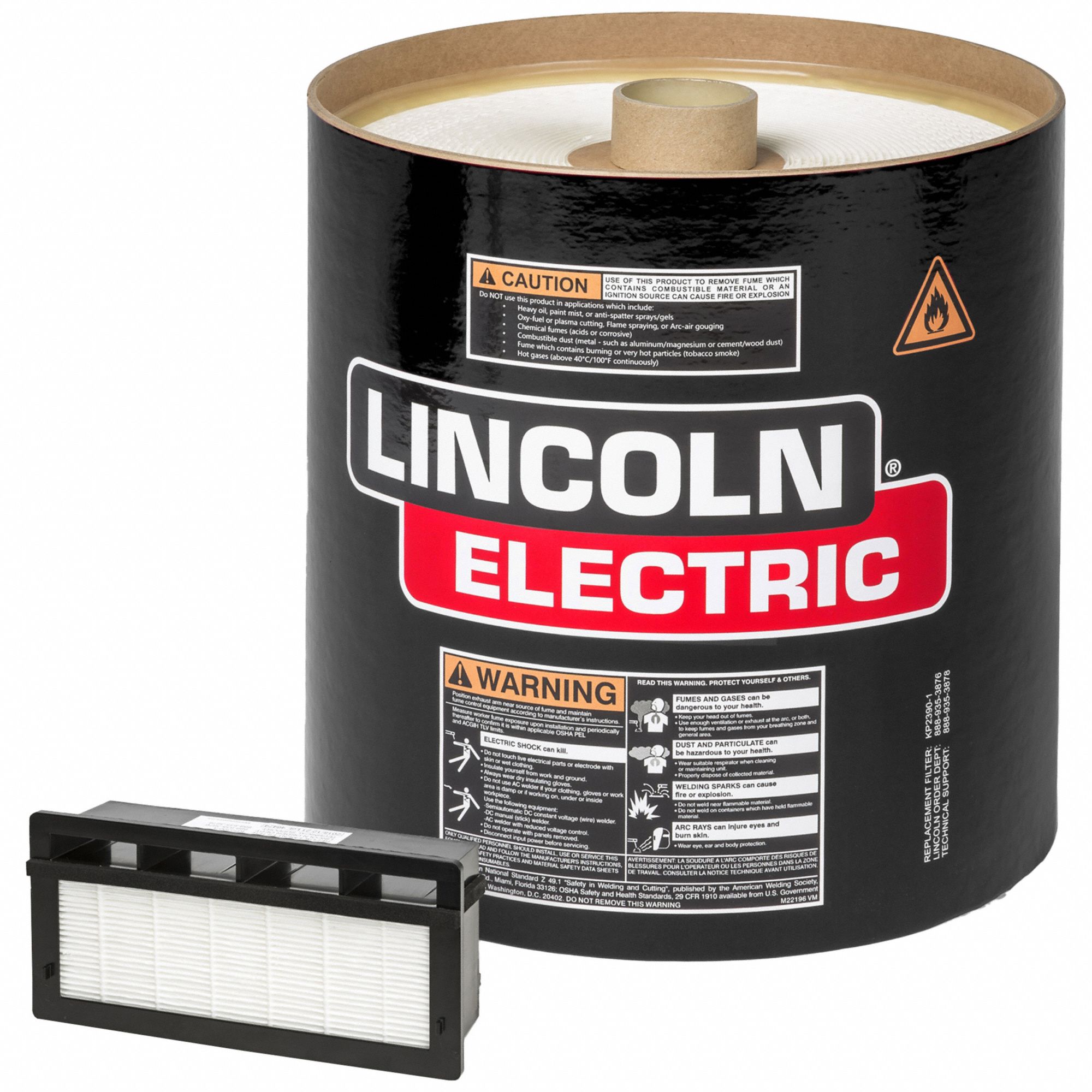 LINCOLN ELECTRIC, Filter One-Pak, X-Tractor Mini - 797V67|KP2390-5 ...