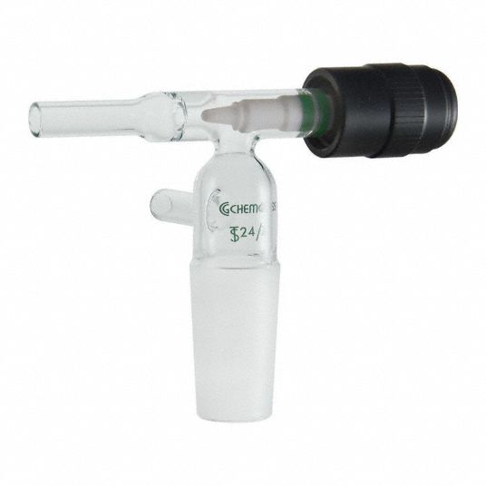 24/40 Lower Ground Mouth Size, 24/40 Upper Ground Mouth Size, Adapter - 21UE83|CG-1191-01 - Grainger