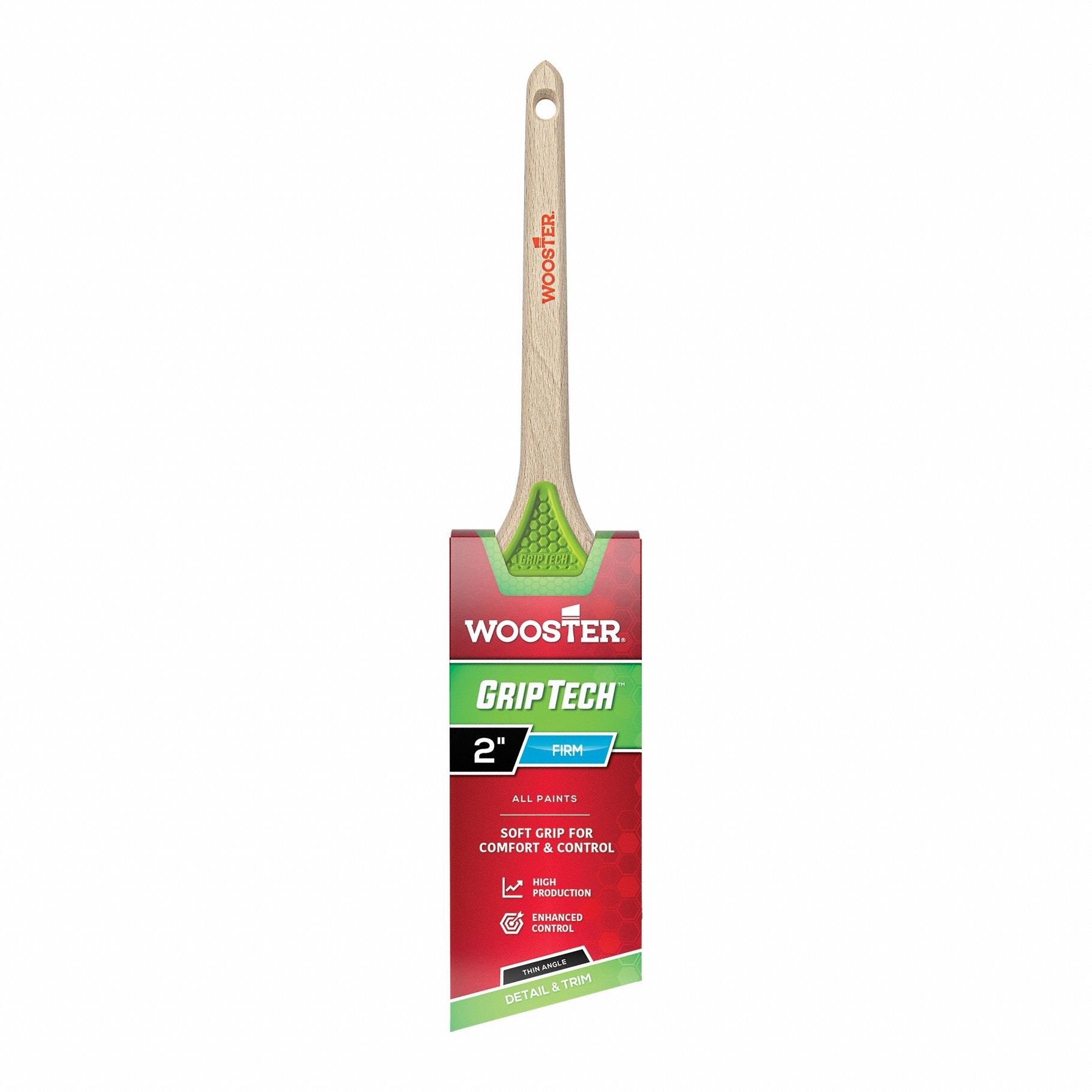 WOOSTER, Angle Sash Brush, 2 in, Paint Brush - 850U47|5400-2 - Grainger
