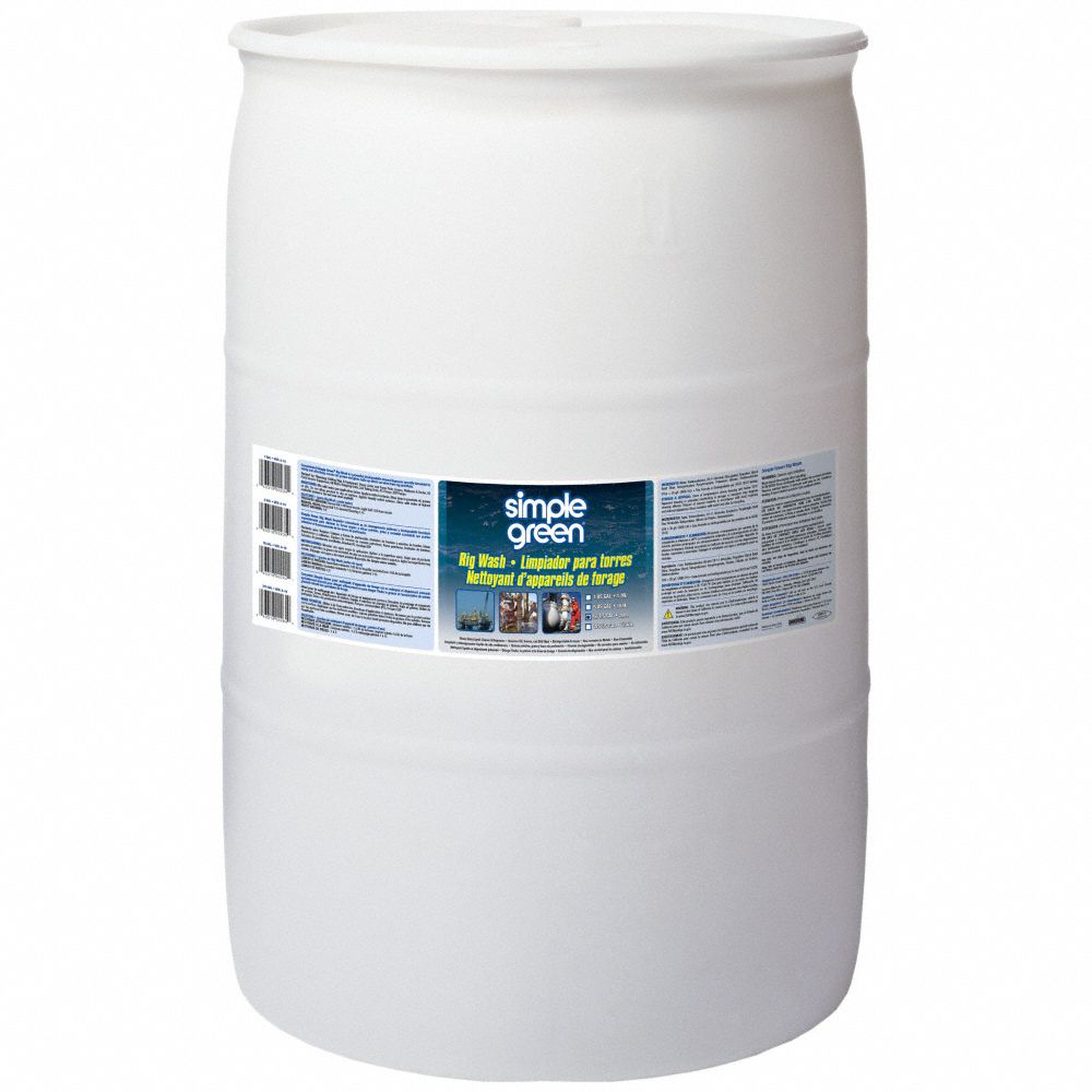 SIMPLE GREEN, 55 gal, Drum, Oil Rig Wash - 35HW57|0100000103055 - Grainger