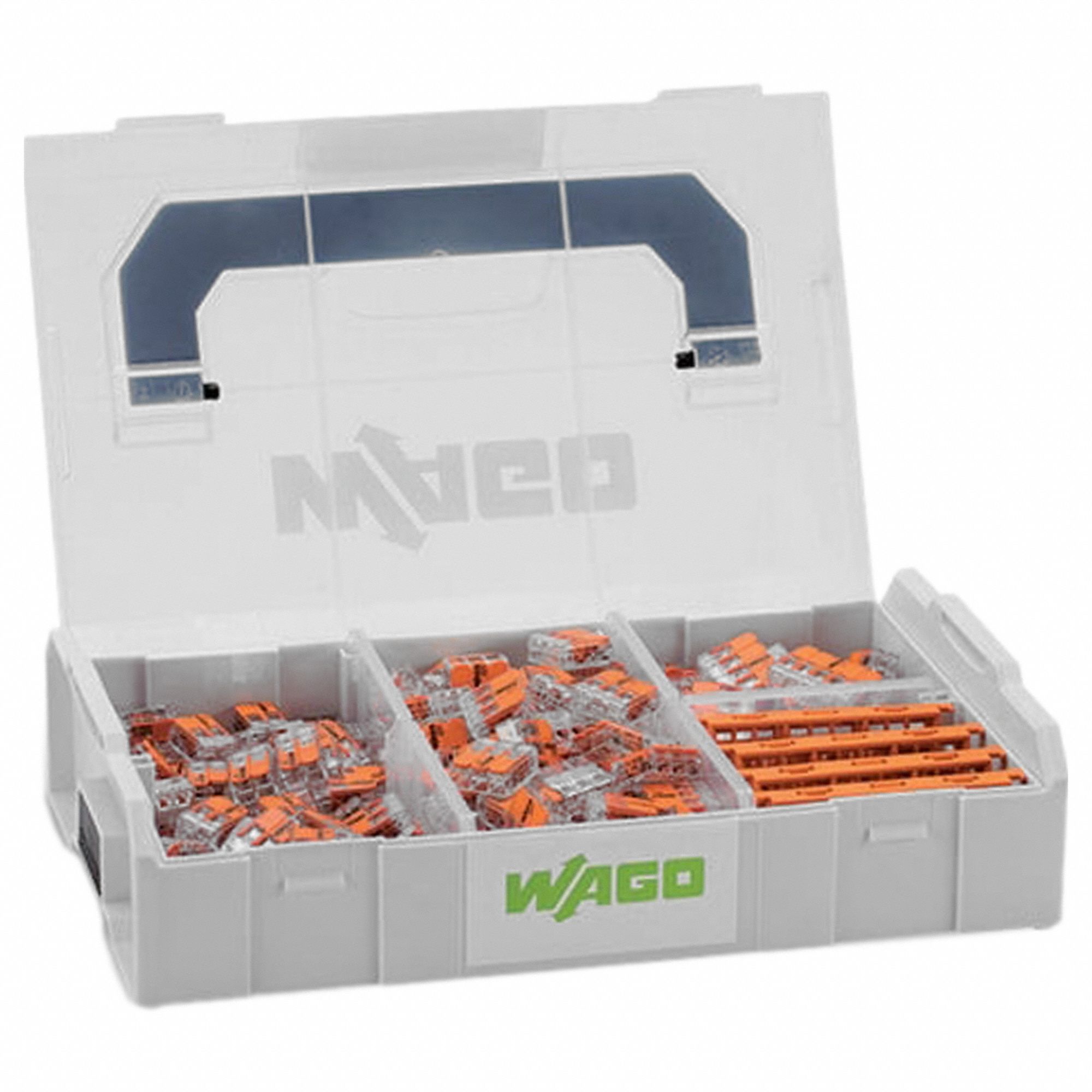 WAGO, Push-In Termination, 229 Pieces, Splicing Connector Set - 820KE1|887-952 - Grainger