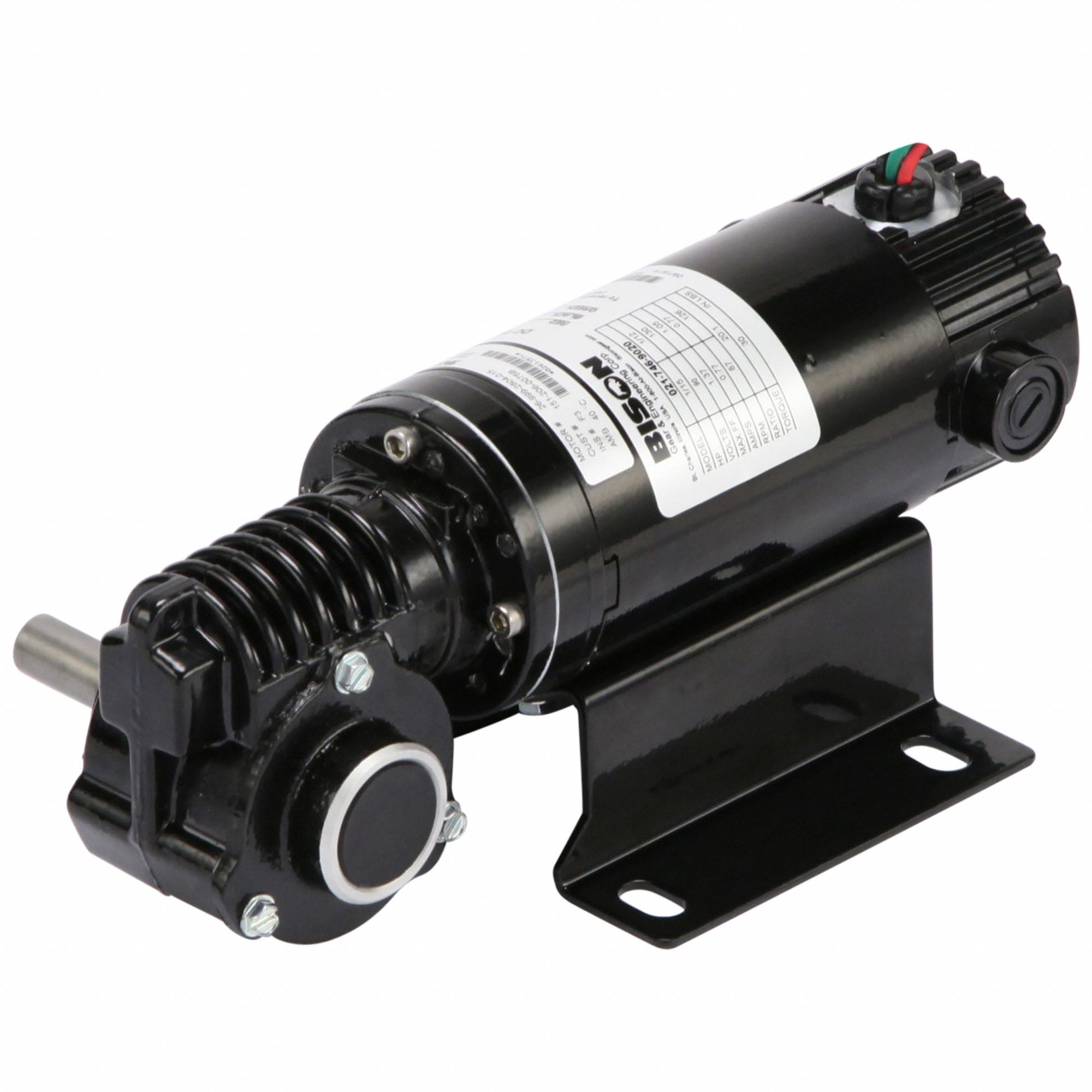 BISON, Right Angle, 90V DC, DC Gearmotor,180RPM,90V - 58YN66|021-746 ...