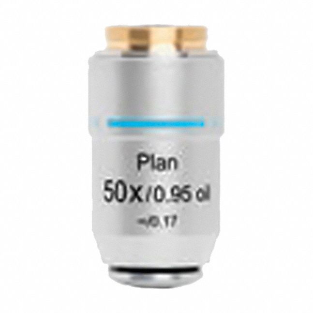 LW SCIENTIFIC, 500X, 0.4 mm Optical Field of View, Microscope Objective ...