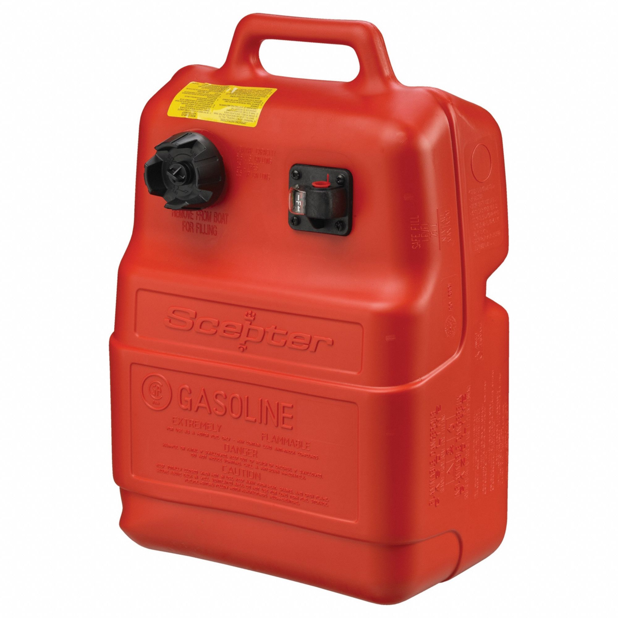 SCEPTER MARINE 7 Gal Capacity 9 1 4 In Ht Marine Fuel Tank 453D85