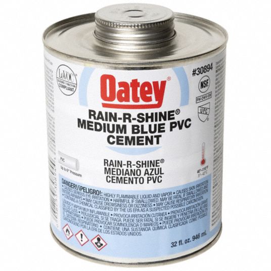 OATEY, Rain-R-Shine, 32 fl oz, Pipe Cement - 39AN99|30894 - Grainger