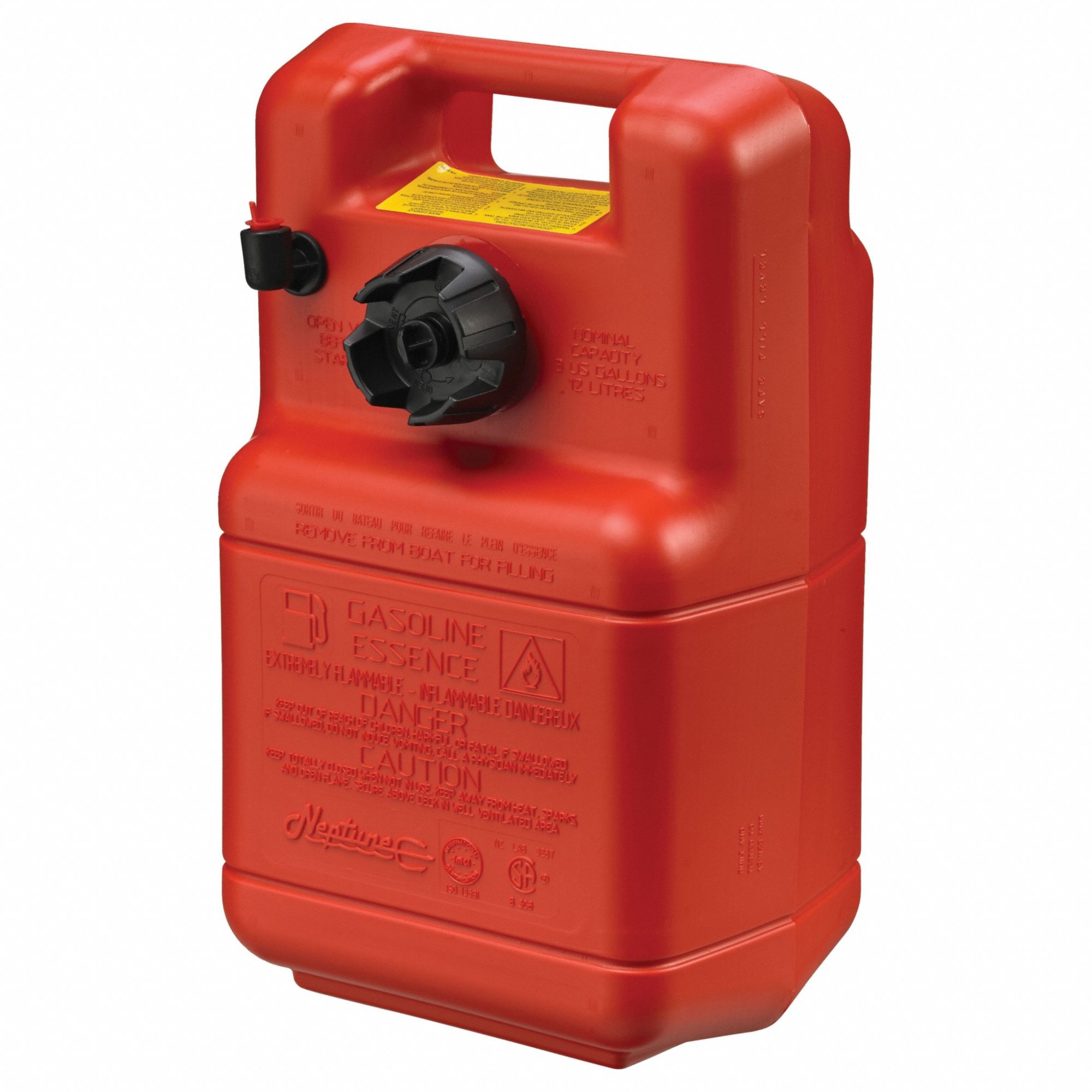 SCEPTER MARINE, 3 gal Capacity, 8 1/8 in Ht, Marine Fuel Tank - 453D82 ...