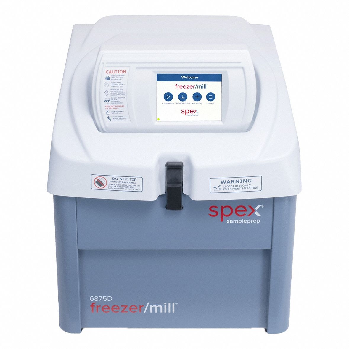 SPEX SAMPLEPREP, 200 mL Capacity, 15 RPM Speed - Max, Cryogenic Grinder - 56JM91|6875D-115 ...