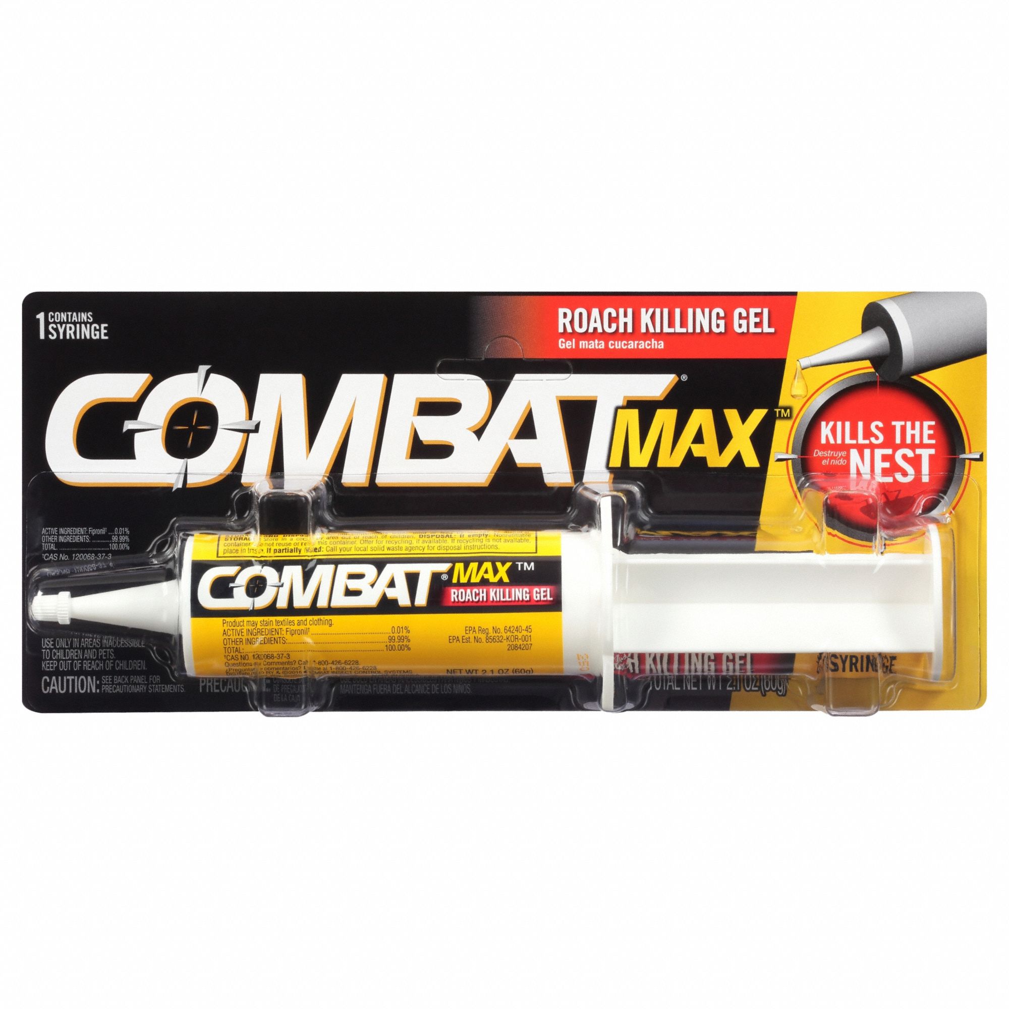 COMBAT, For Use On Crawling Insects, Tube, Roach Killer - 818HH9|05455 ...