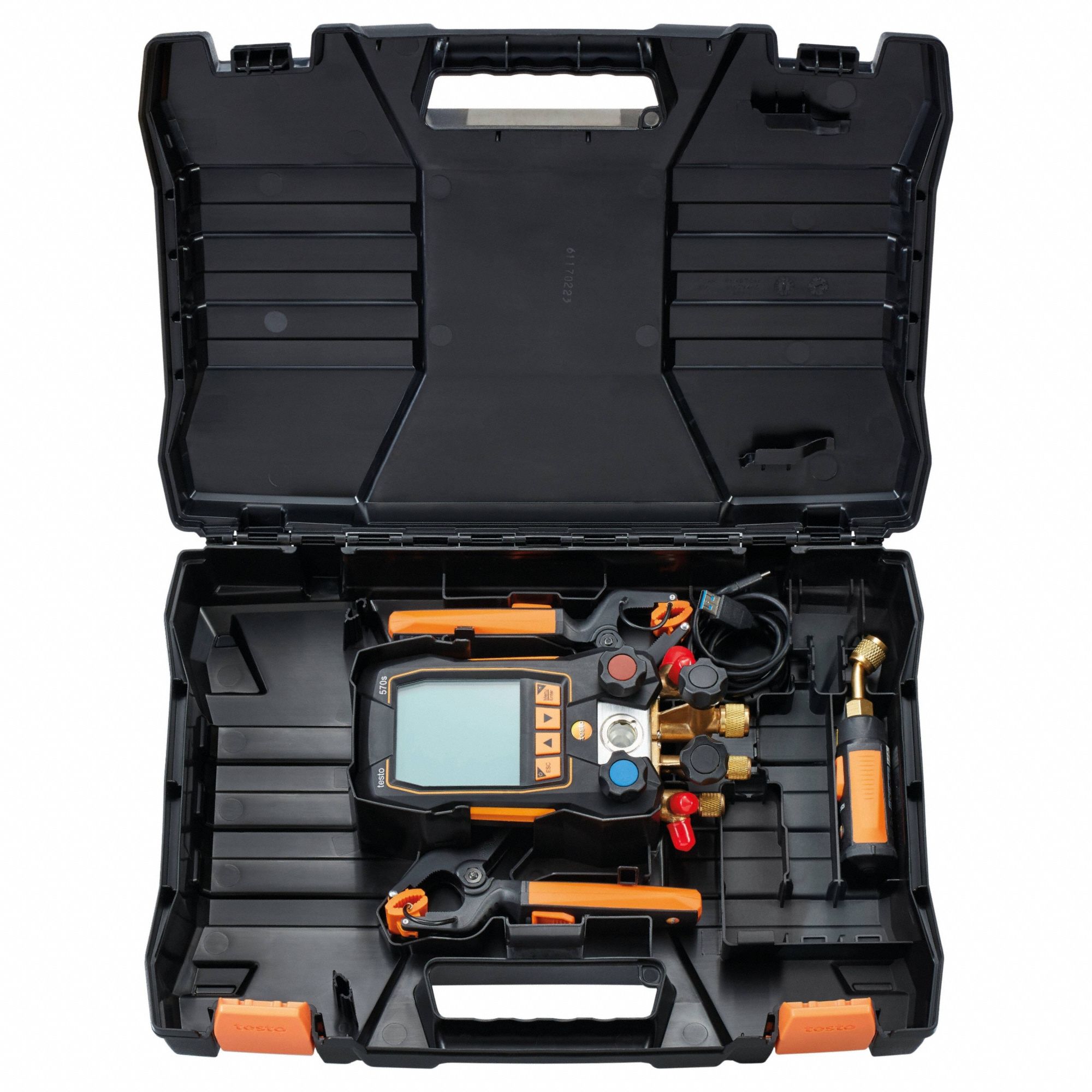 TESTO, 4 Valves, 0 Hoses, Manifold Gauge Kit - 818J60|0564 5702 01 ...