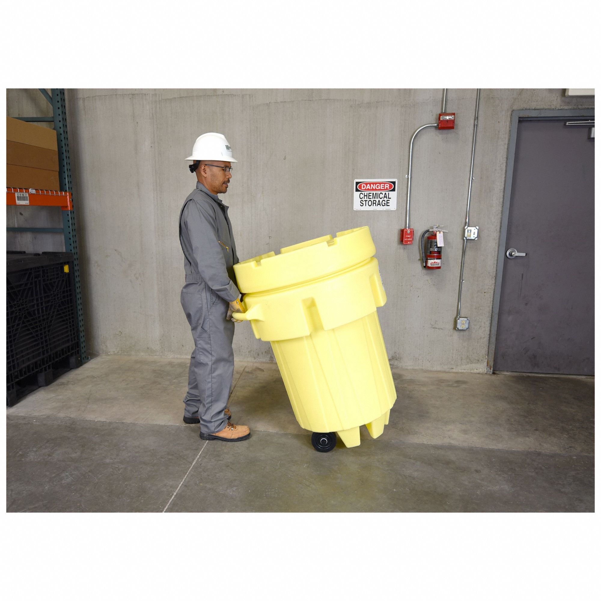 ULTRATECH Overpack Drum: LLDPE, 95 gal, Screw-On Lid, Unlined/No ...