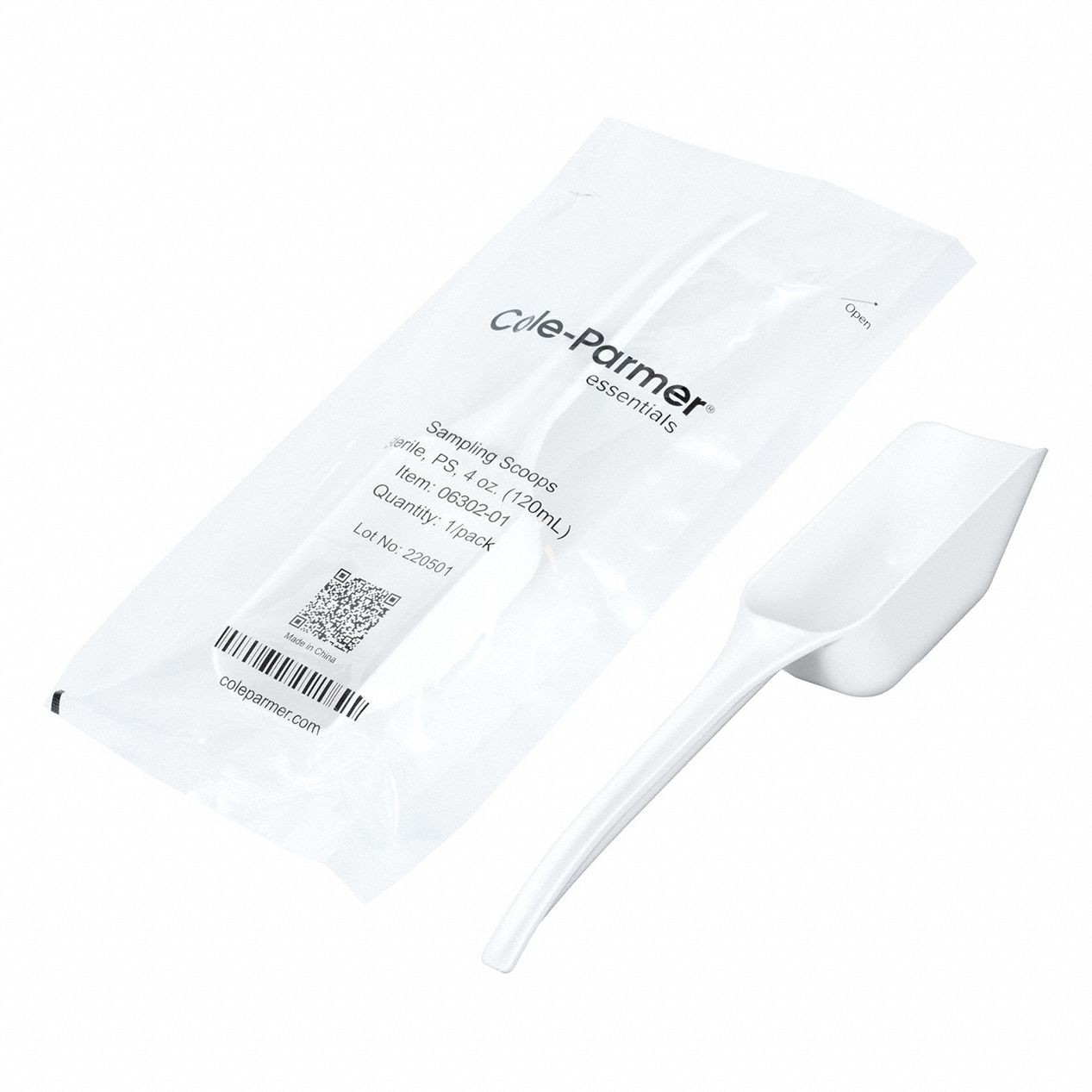 Sterile, Polystyrene, Sampling Scoop - 811V93|0630201 - Grainger