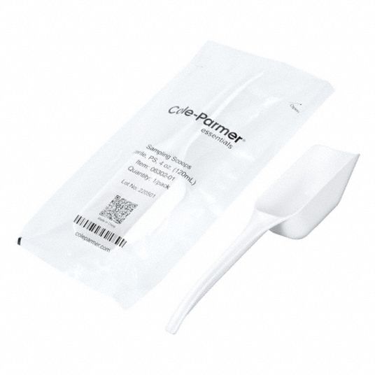 Sterile, Polystyrene, Sampling Scoop - 811V93|0630201 - Grainger