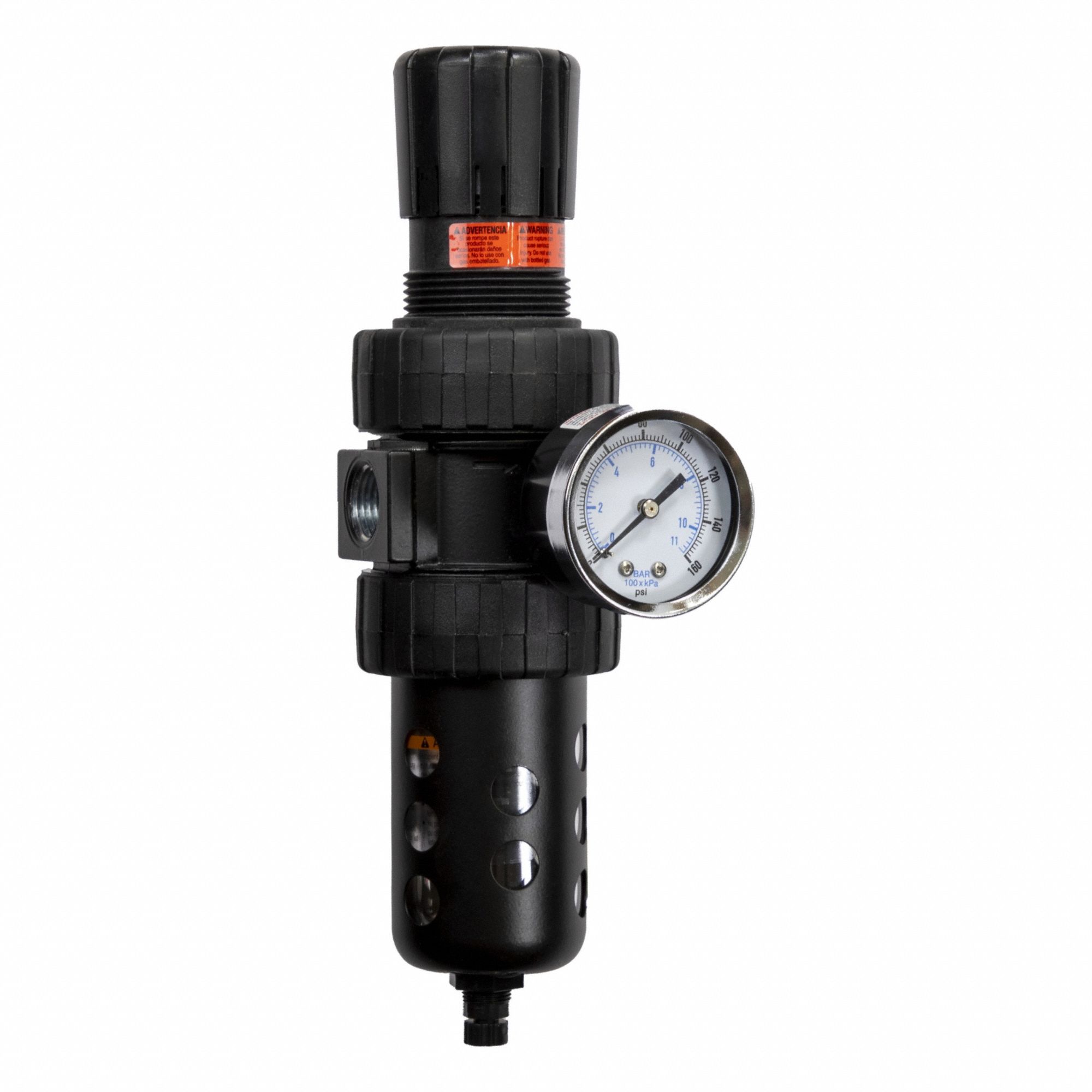 PARKER, Series 06E Series, 1/2 in NPT, Filter/Regulator - 801TD3 ...