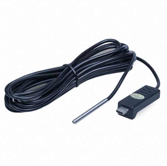 COLE-PARMER, -58°F to 140°F /-50°C to 60°C, Traceable, Temperature ...