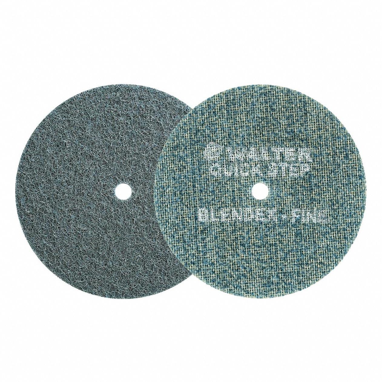 WALTER SURFACE TECHNOLOGIES, 5 in Dia, Aluminum Oxide, Hook-and-Loop ...