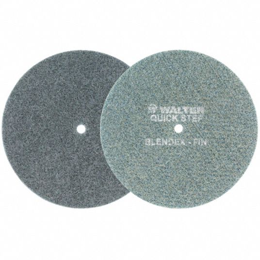 WALTER SURFACE TECHNOLOGIES, 7 in Dia, Aluminum Oxide, Hook-and-Loop ...