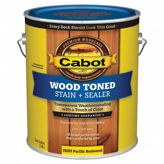 CABOT, Wood Stain and Sealer, Exterior, Wood Stain - 38Y043|140.0019205 ...