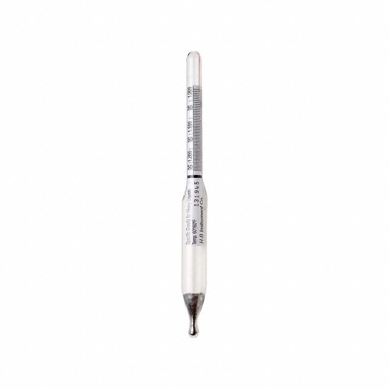 Specific Gravity Plain Form, 1.000/1.250, Hydrometer - 831F15|0829850 ...