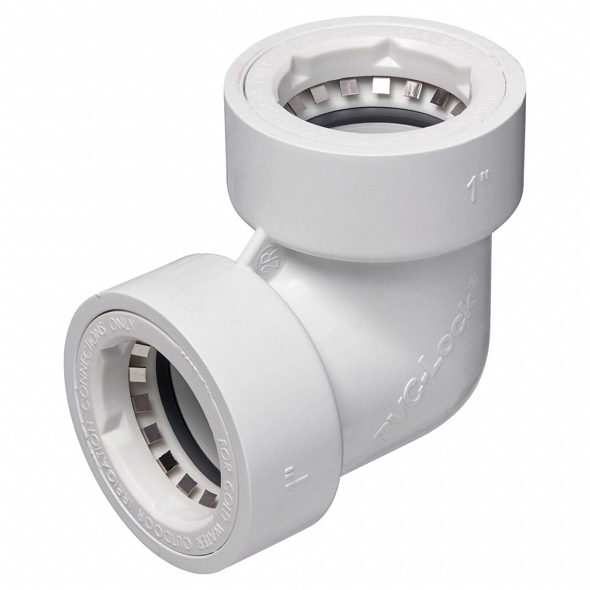 HYDRORAIN, 1" Push x 1" Push, PVC, Manifold Tee - 812FL1|08673 - Grainger