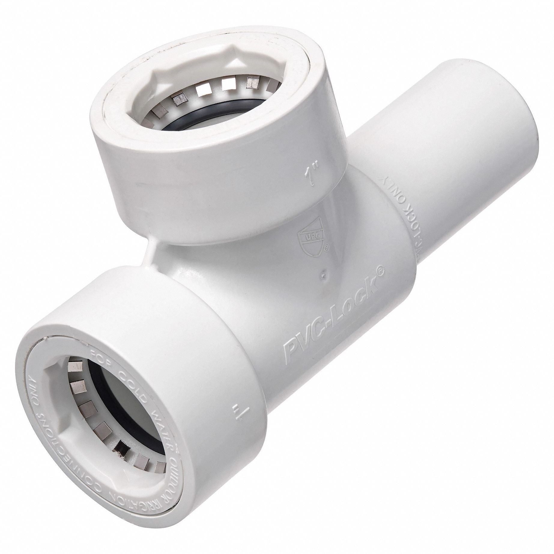 HYDRORAIN, 1" Push x 1" Spigot x 1" Push, PVC, Slide Repair Kit ...