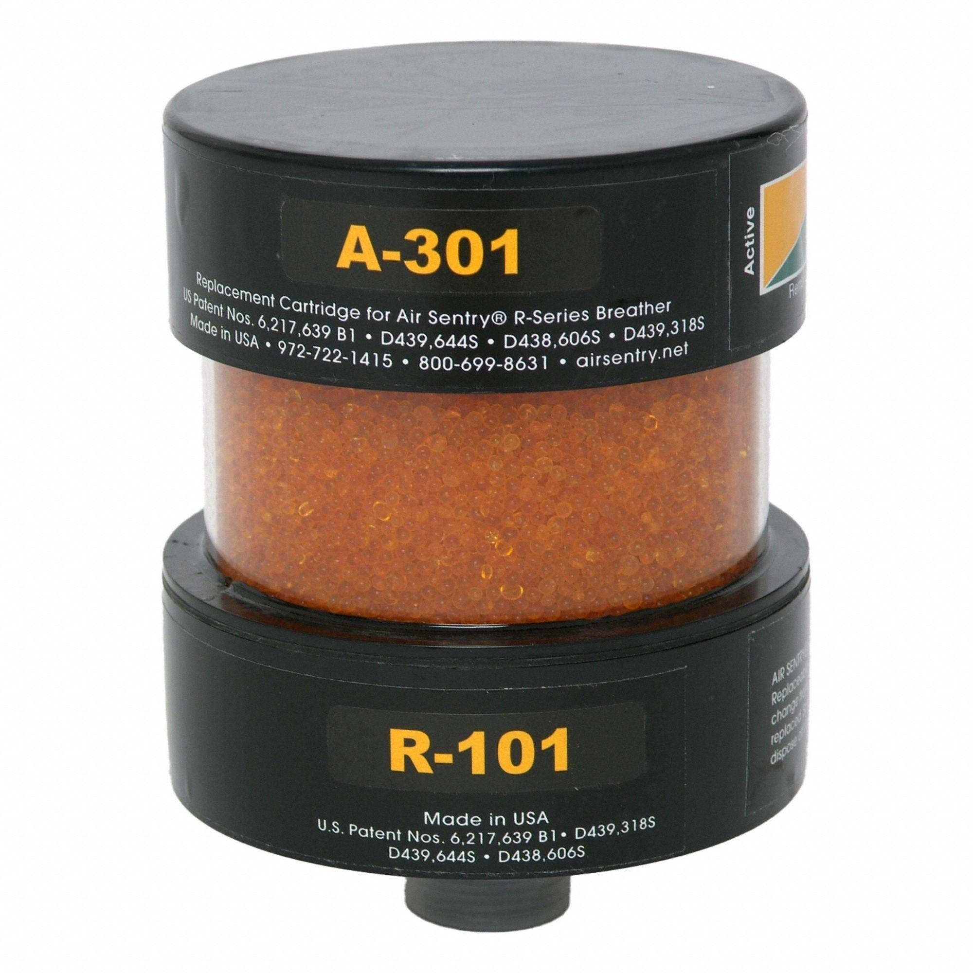 AIR SENTRY, Silica Gel, 2 Micron Rating, Desiccant Breather Replacement ...