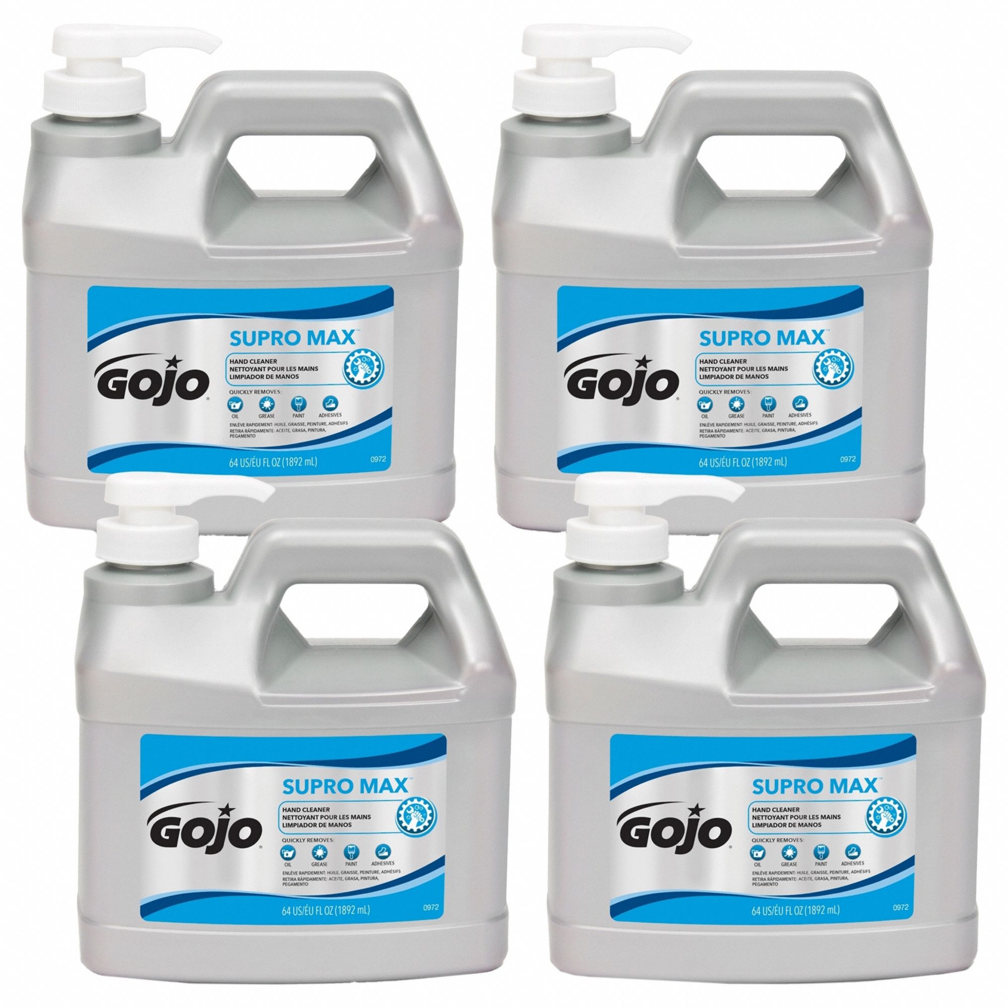GOJO, Liquid, Pump Bottle, Hand Cleaner - 52RU26|0972-04 - Grainger