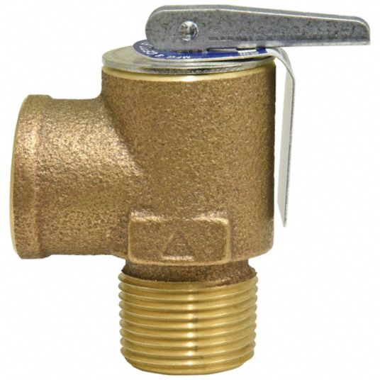 WATTS, MNPT x FNPT, 3/4 in x 3/4 in, Pressure Relief Valve - 794JU4|3/4 ...
