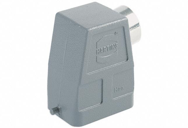 HARTING, Size 6 B, Side, Rectangular Connector Hood - 793XT3|09300060542 - Grainger
