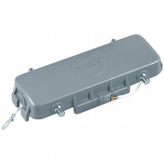 HARTING, Size 24 B, Single Lever, Rectangular Connector Cover - 793Y01|09300245425 - Grainger