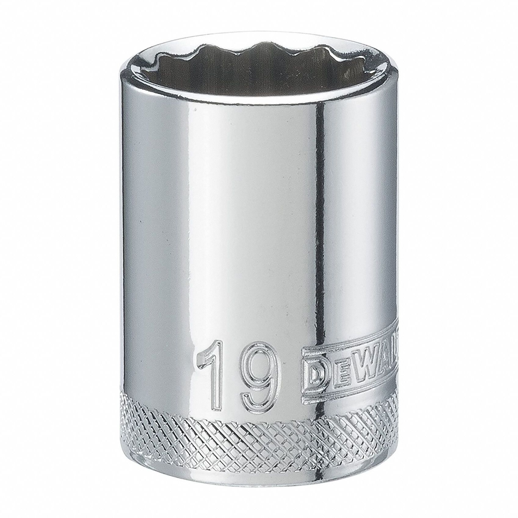 Deep Socket, 1/2in, 12-Point, 19MM - Grainger