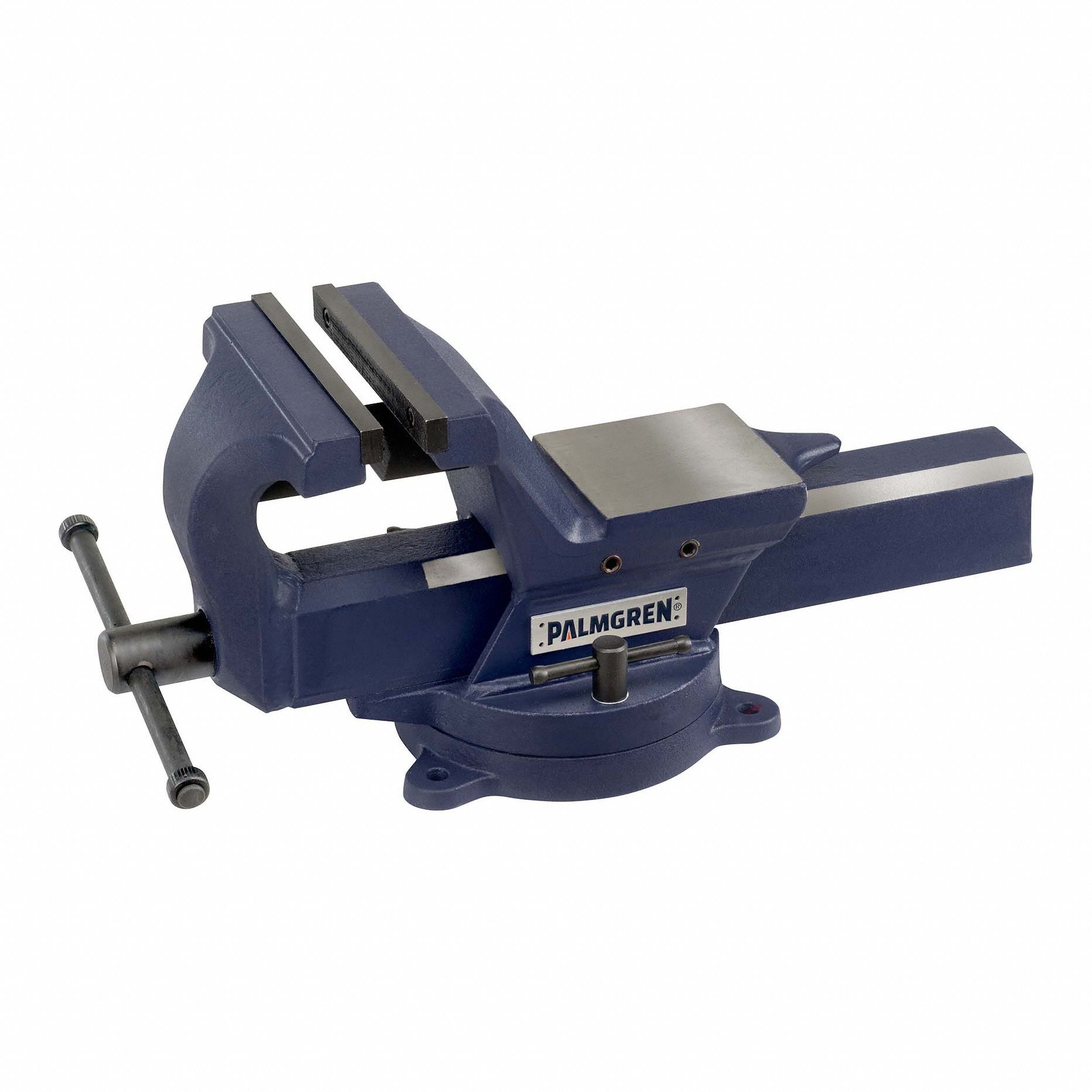 PALMGREN, Covered, 6 in Jaw Face Wd, Industrial Duty Bench Pipe Vise ...