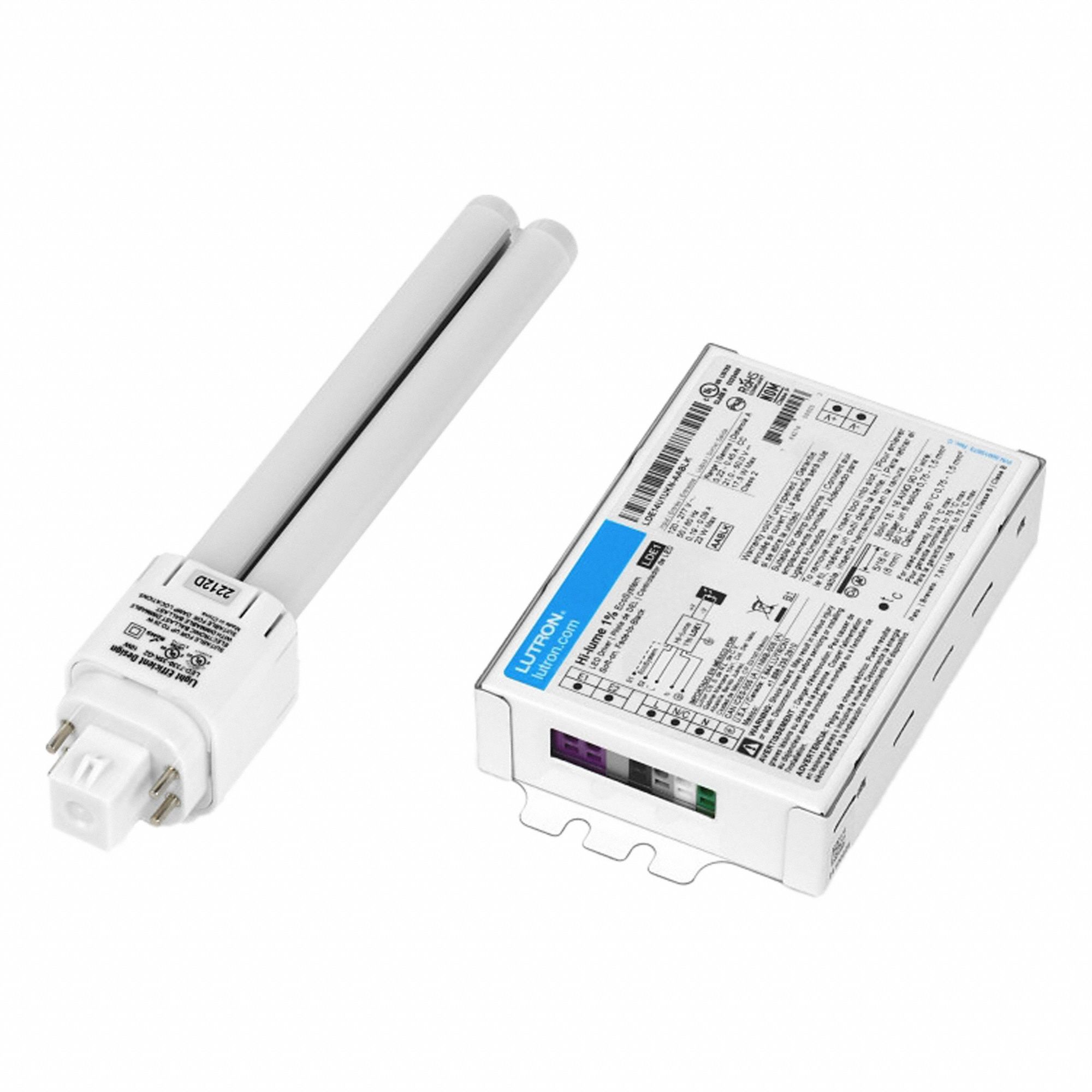 LUTRON, EcoSystem Digital Control, CFL, LED Kit - 834DT2|ELDVCF-1C30-1 ...