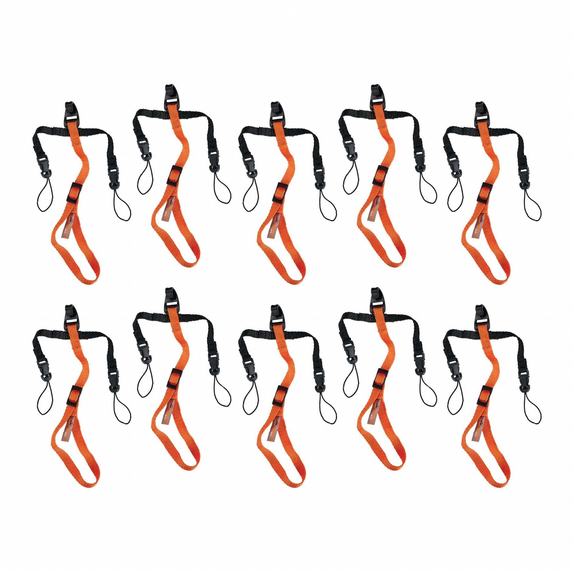 SQUIDS BY ERGODYNE, 10, PK, 3140 10-pack Orange and Black Barcode ...