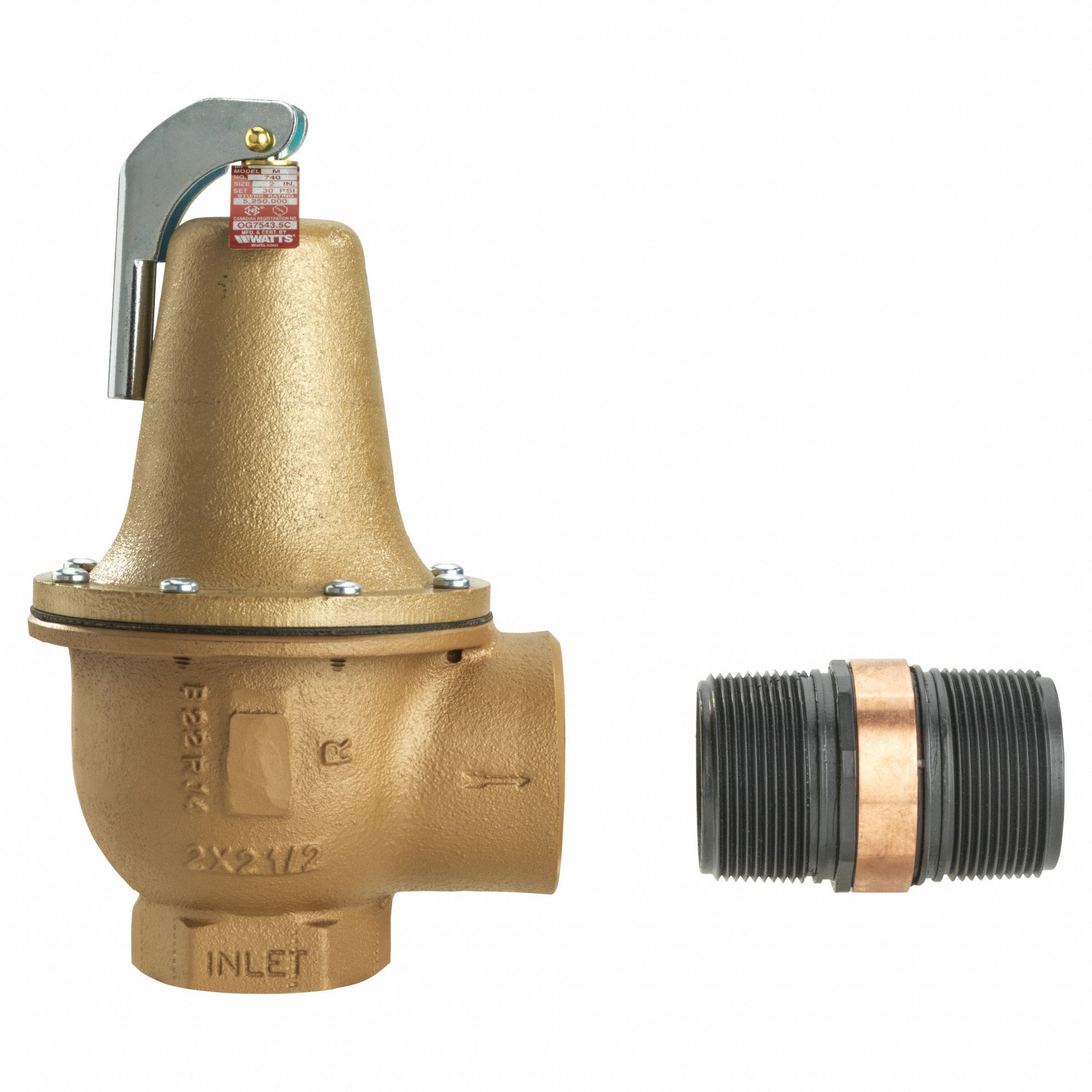 temperature and pressure relief valve - Grainger