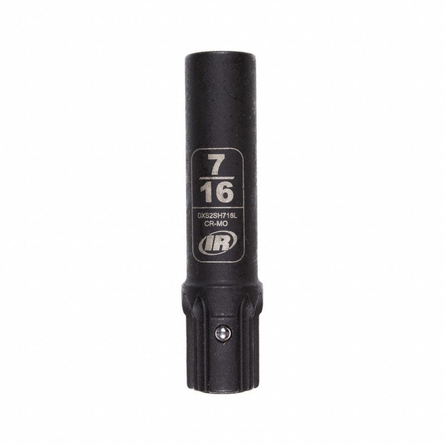 INGERSOLL RAND, SAE, 7/16 in Socket Size, Impact Socket - 846NV3 ...